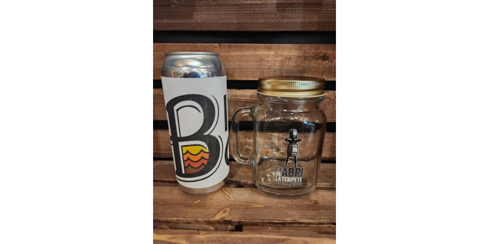 À l'Abri de la Tempête - Verre Bock Mason 16oz