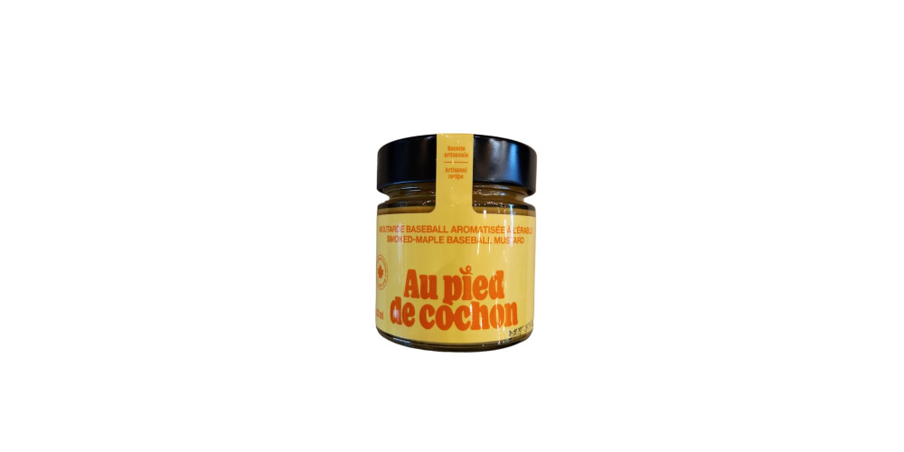 Pied de Cochon - Moutarde Baseball à l'Érable - 220ml